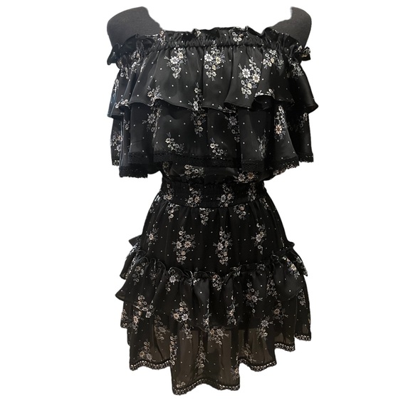 Misa Los Angeles | Dresses | Misa Floral Los Angeles Print Mini Dress ...